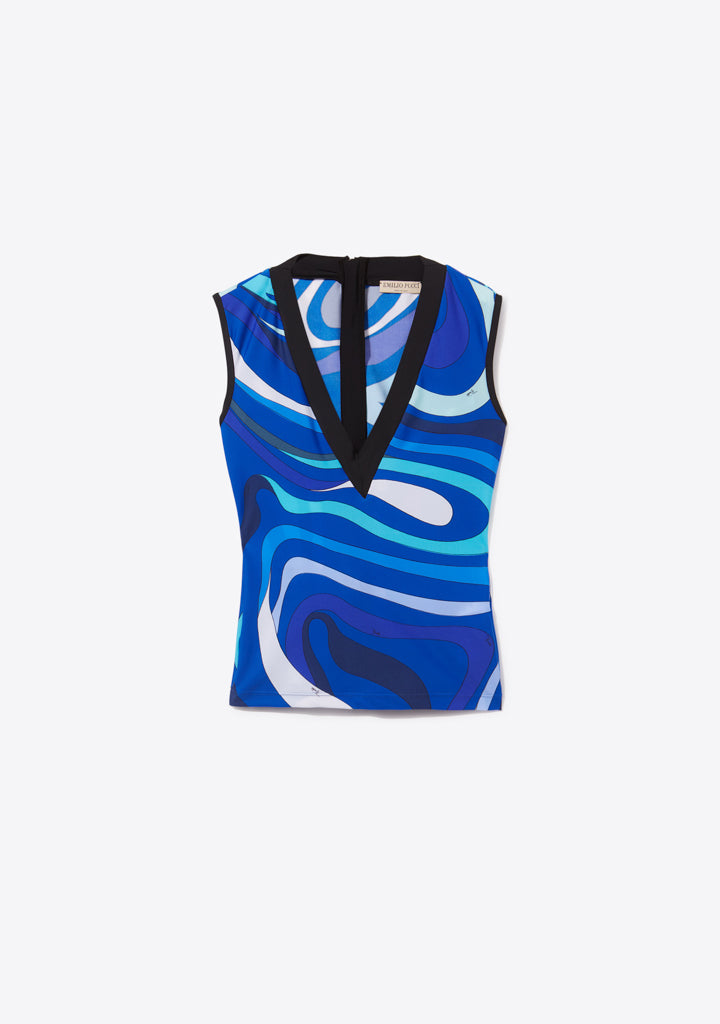 Pucci top: geometric print top & more prints | Pucci