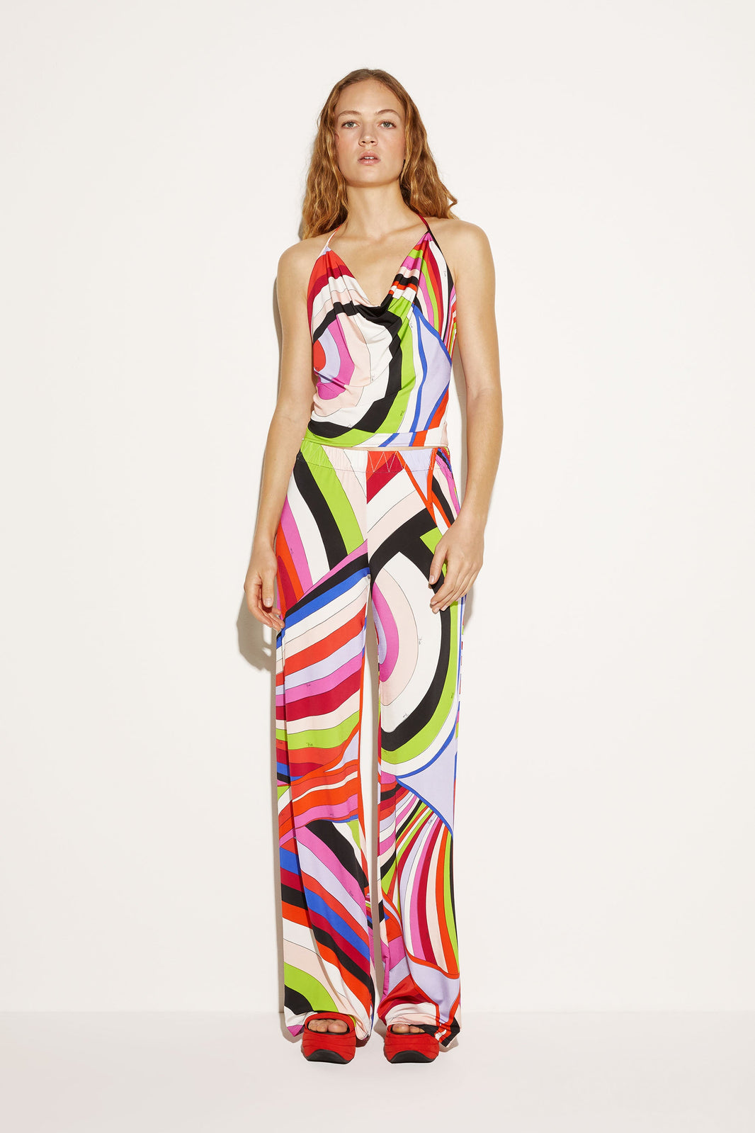 Pucci top: geometric print top & more prints | Pucci