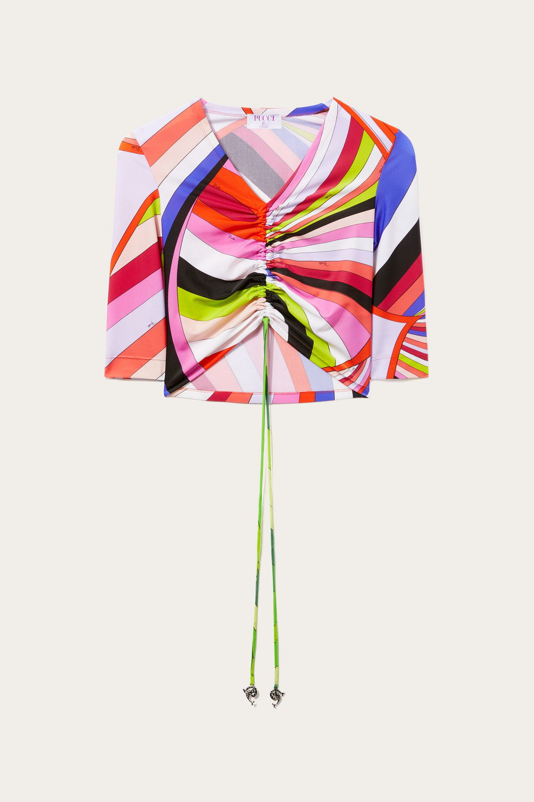 Pucci top: geometric print top & more prints | Pucci