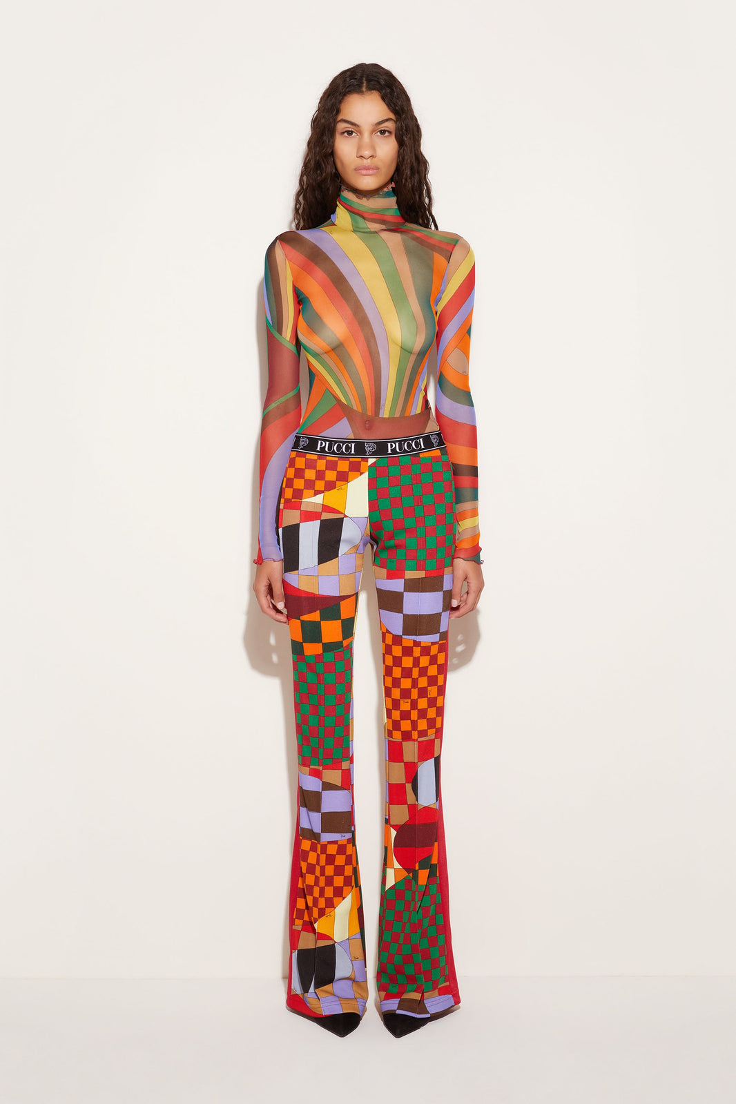 Pucci top: geometric print top & more prints | Pucci