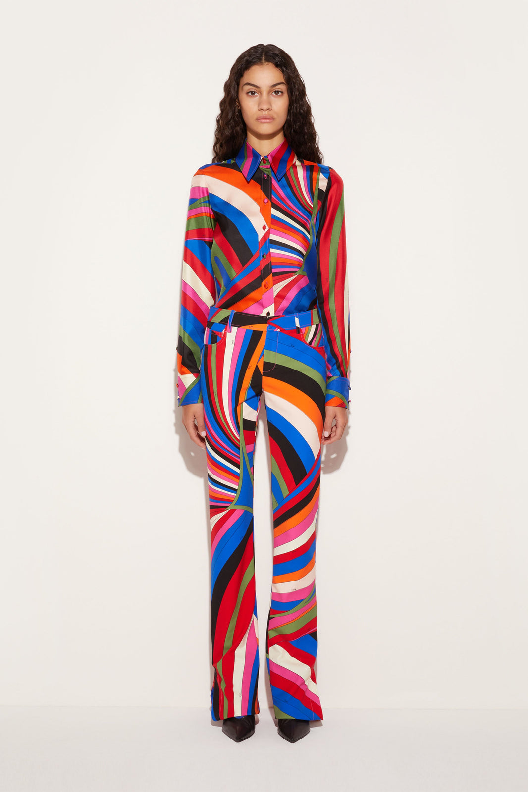 Pucci top: geometric print top & more prints | Pucci