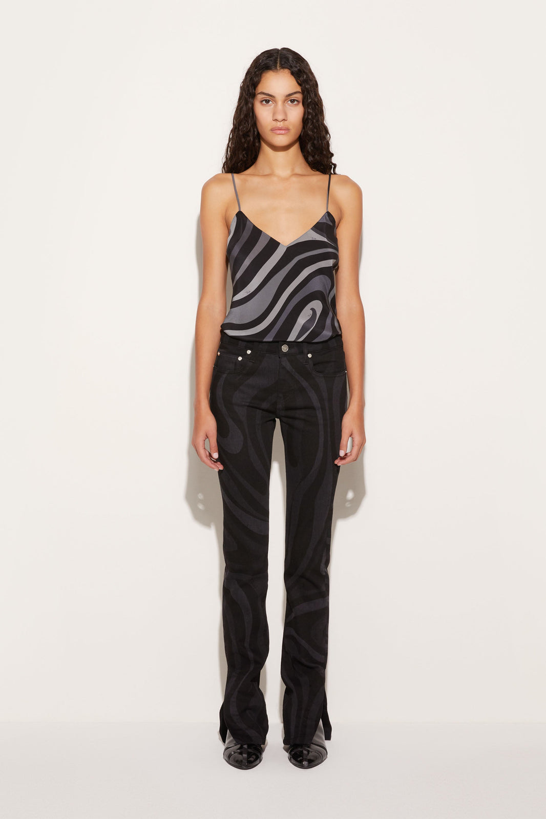 Pucci top: geometric print top & more prints | Pucci