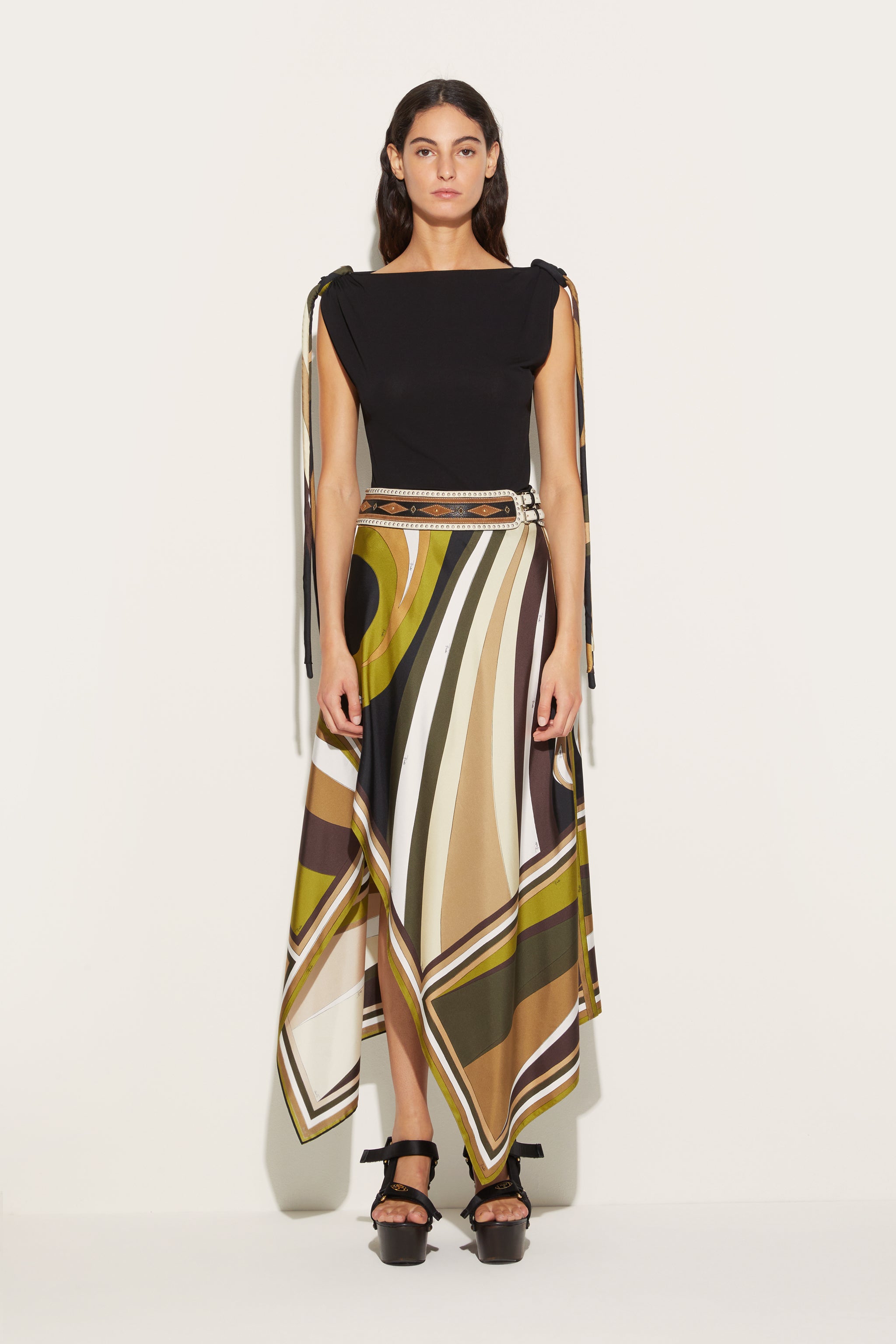 Pucci top: geometric print top & more prints | Pucci