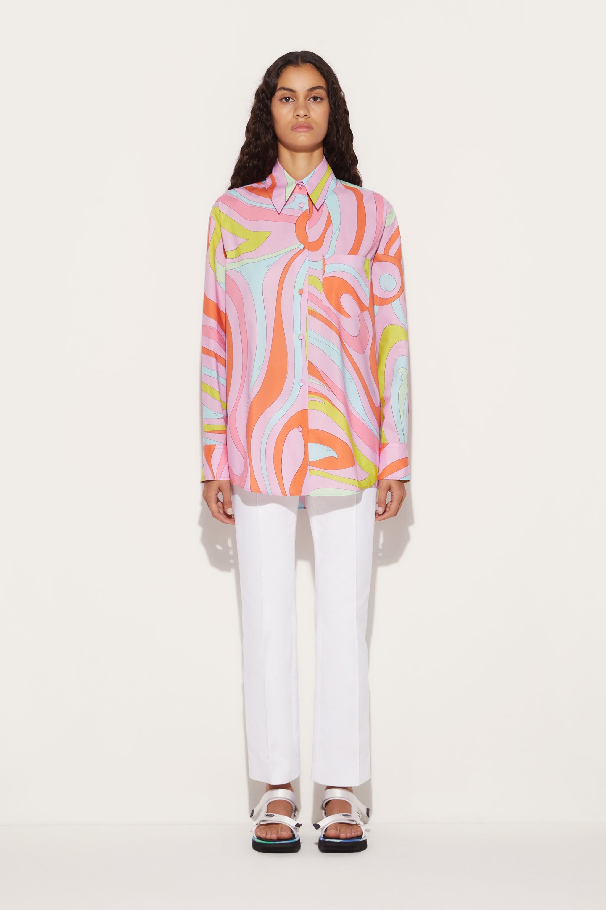 Pucci top: geometric print top & more prints | Pucci