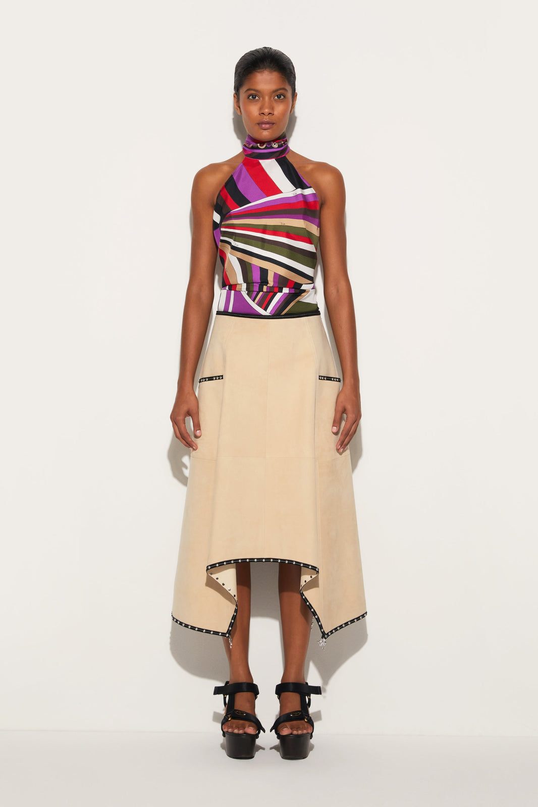 Pucci top: geometric print top & more prints | Pucci