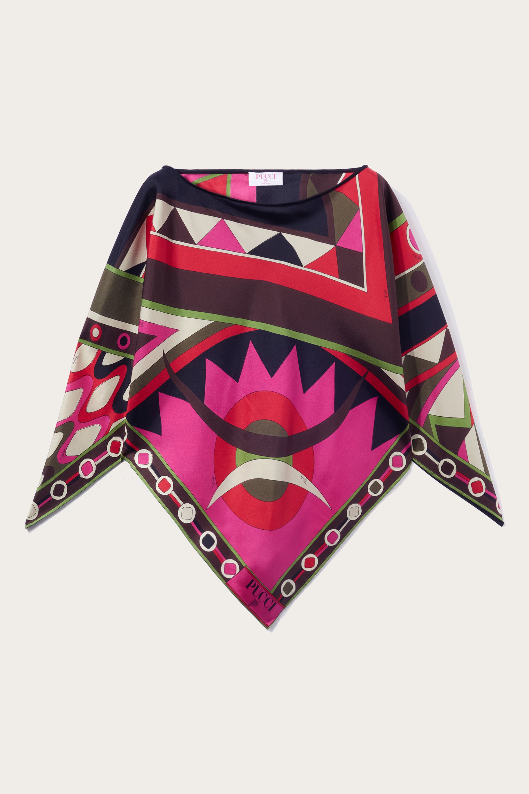 Pucci top: geometric print top & more prints | Pucci