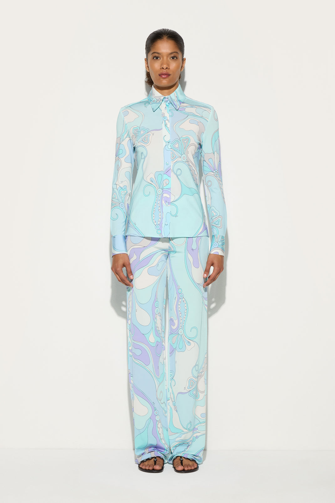 Orchidee Print Shirt – PUCCI Online Store