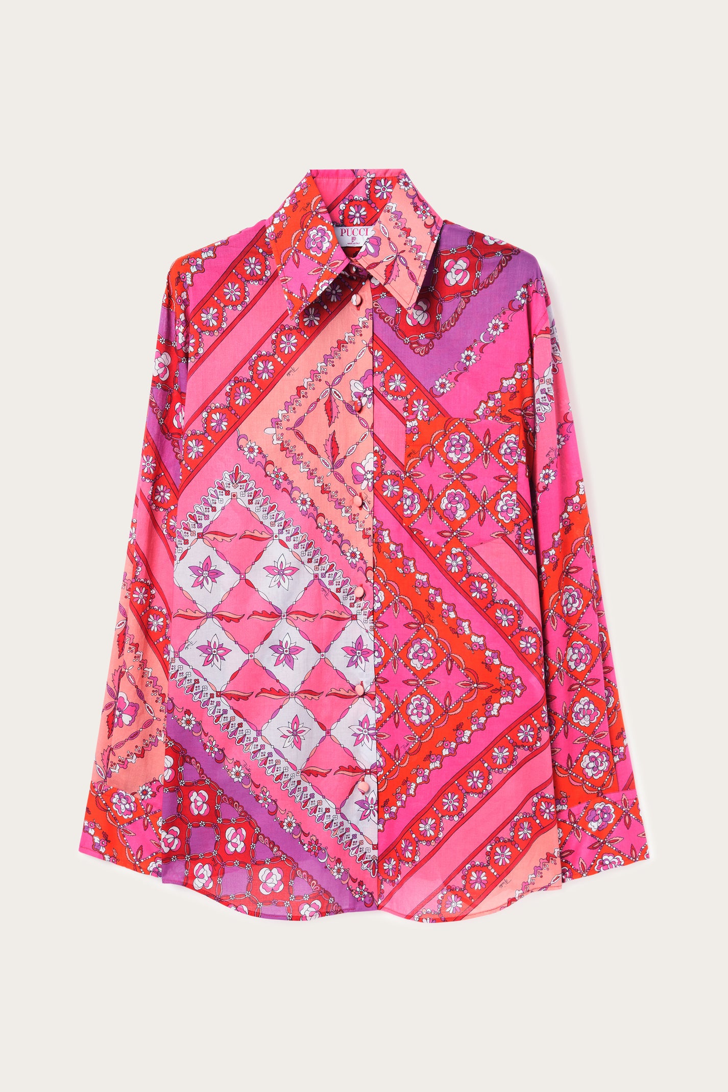 Pucci top: geometric print top & more prints | Pucci