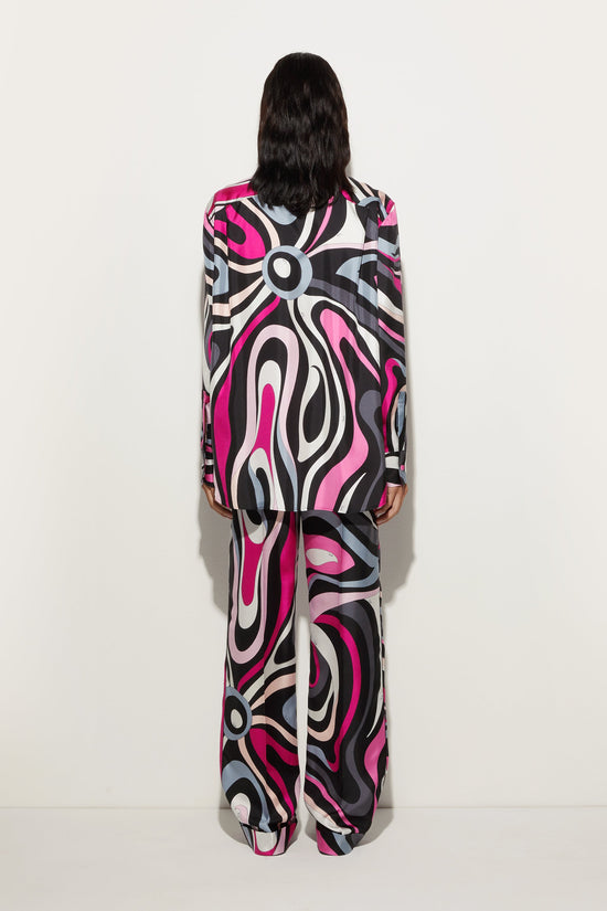 Marmo Print Straight Silk Twill Pants – PUCCI Online Store