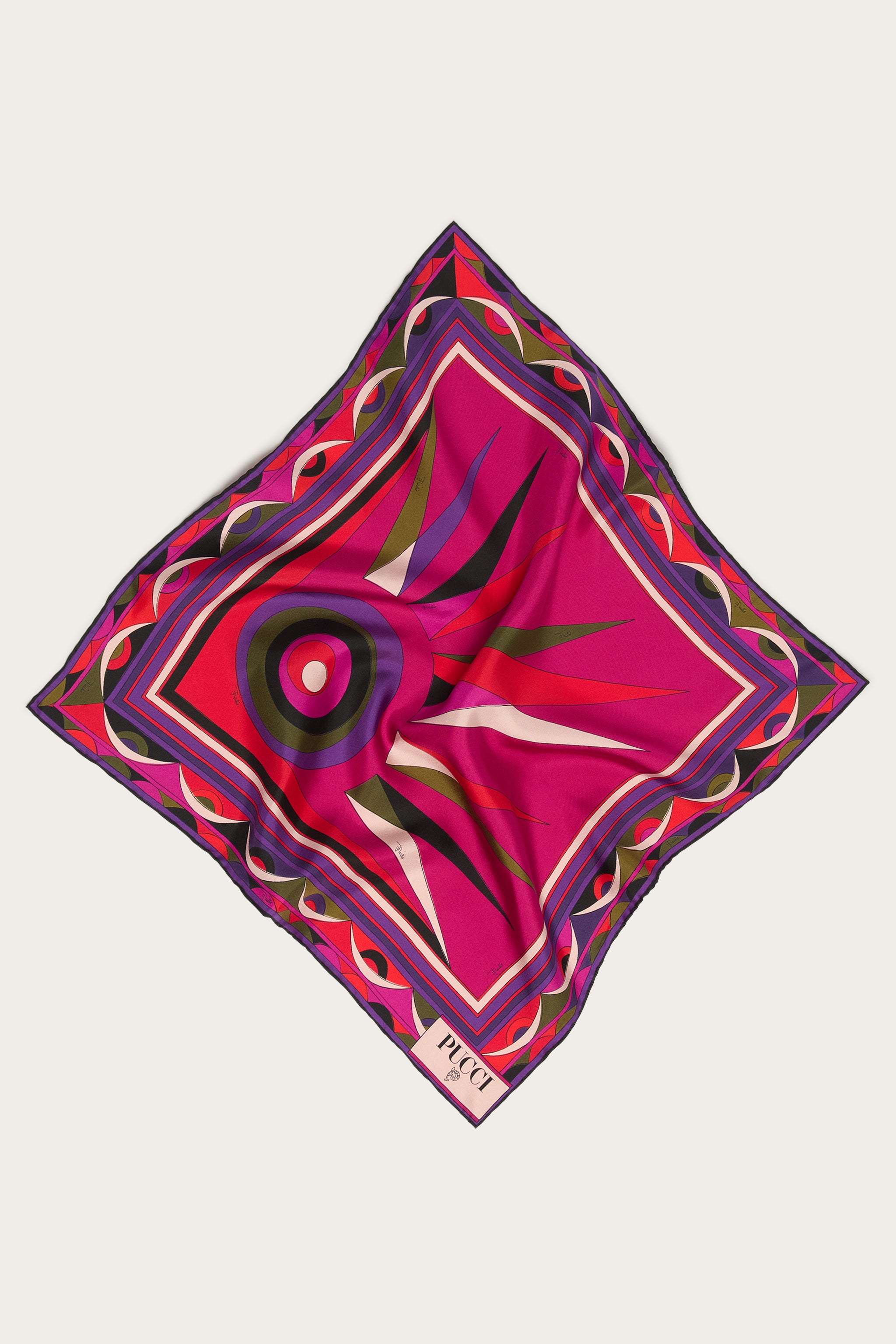 Hawaii Print Small Carre – PUCCI