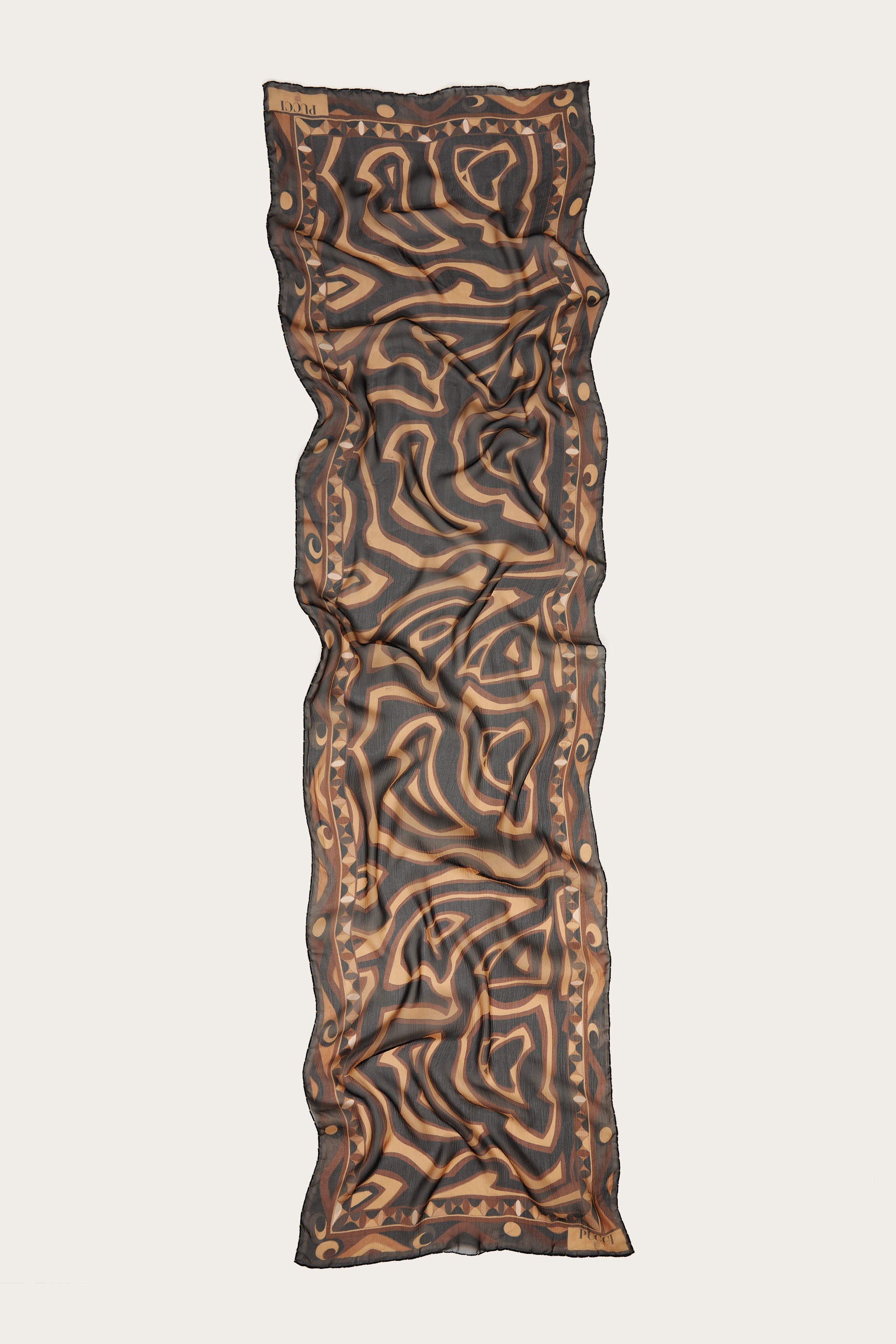 Labirinto Print Silk Creponne Stole – PUCCI Online Store