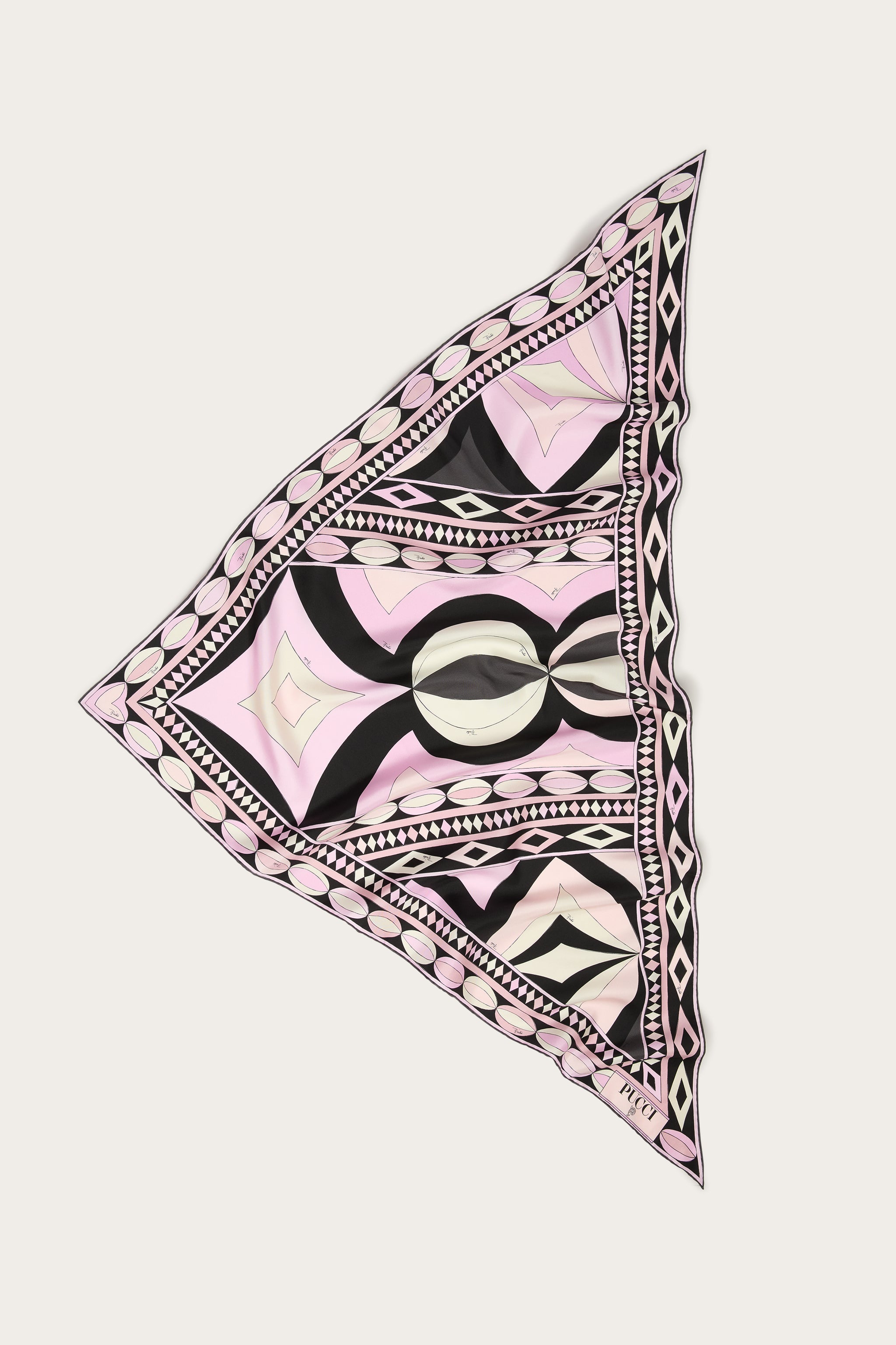 Collane Print Triangle Silk Scarf – PUCCI Online Store