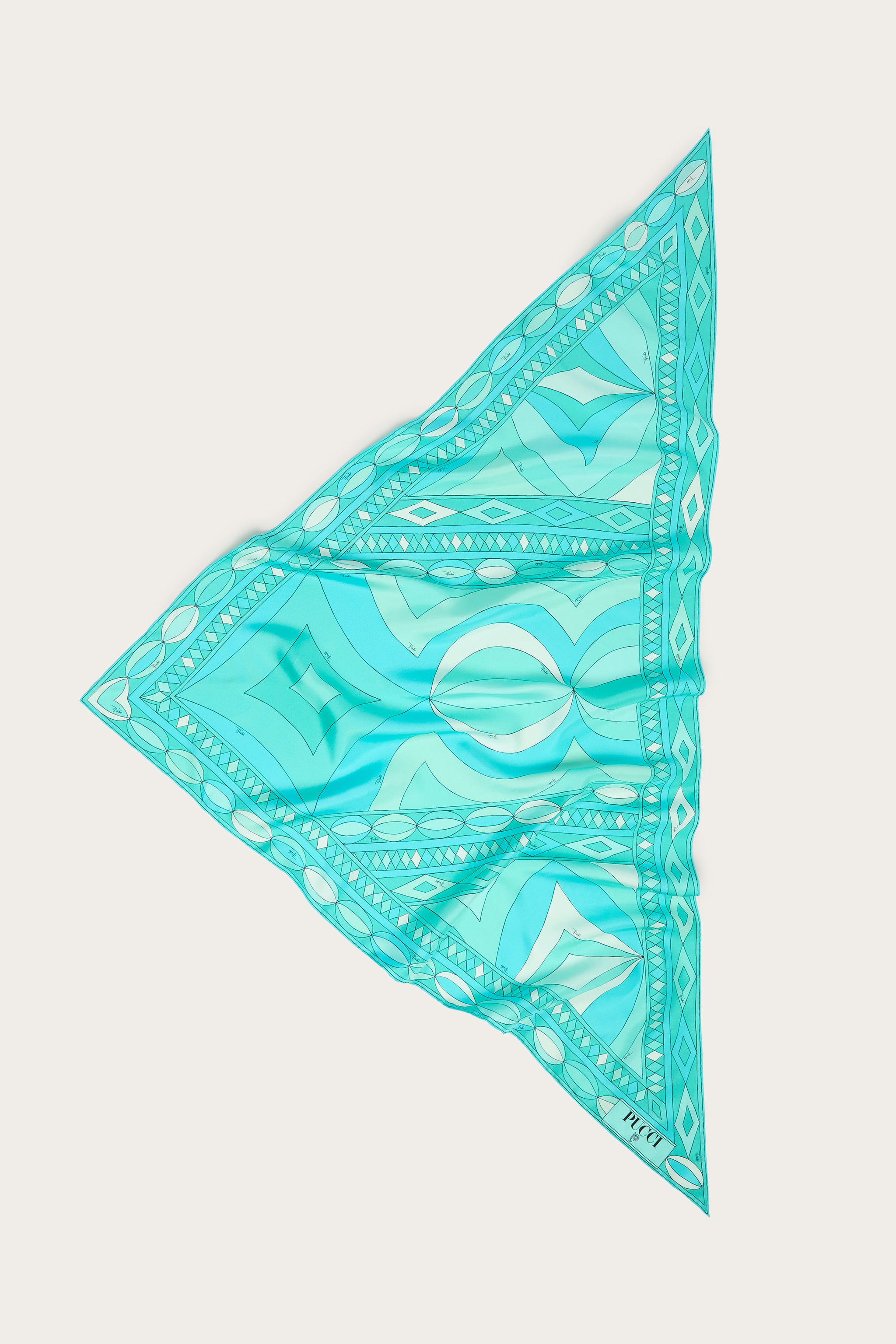 Collane Print Triangle Silk Scarf – PUCCI