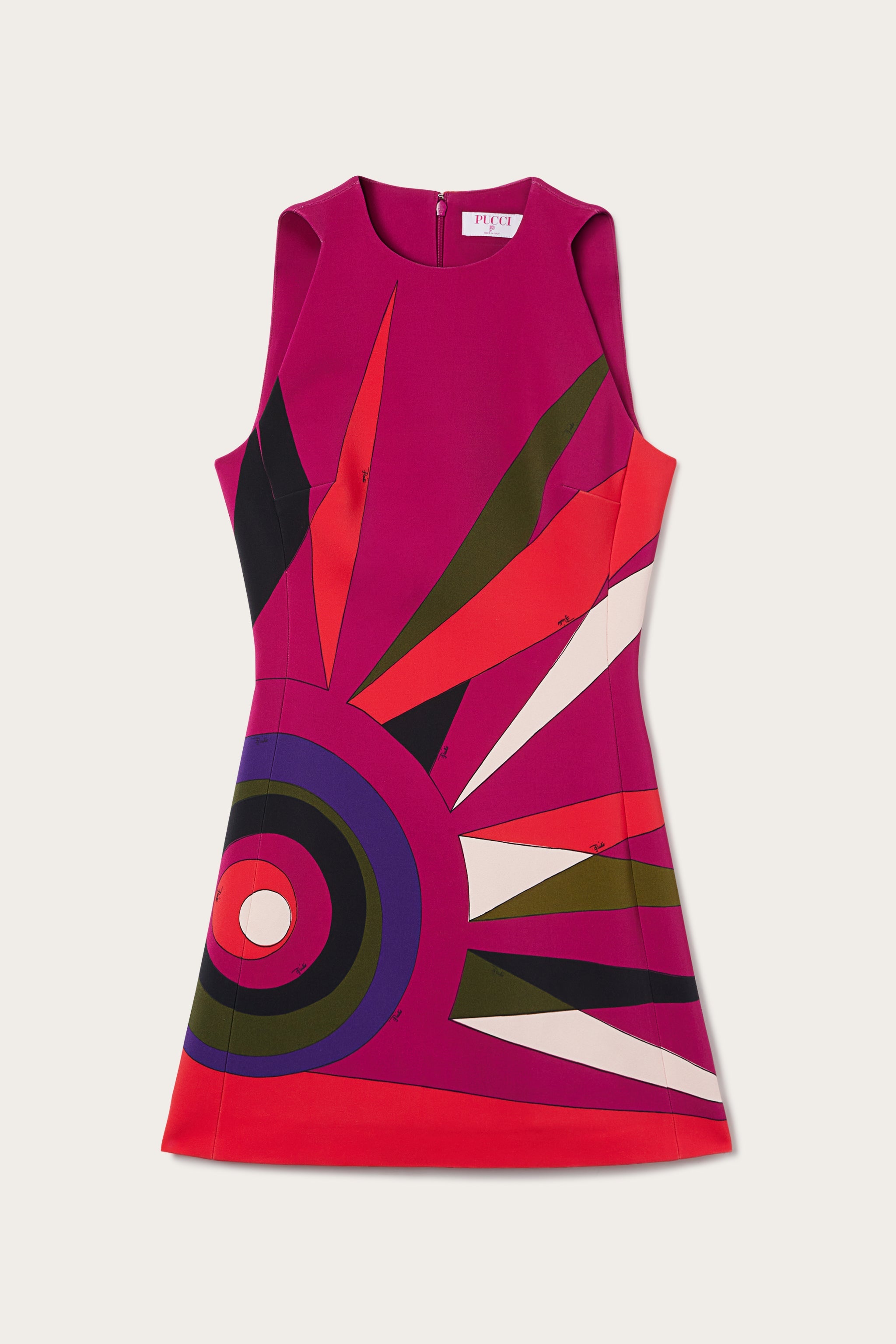 Hawaii Print A-line Dress – PUCCI