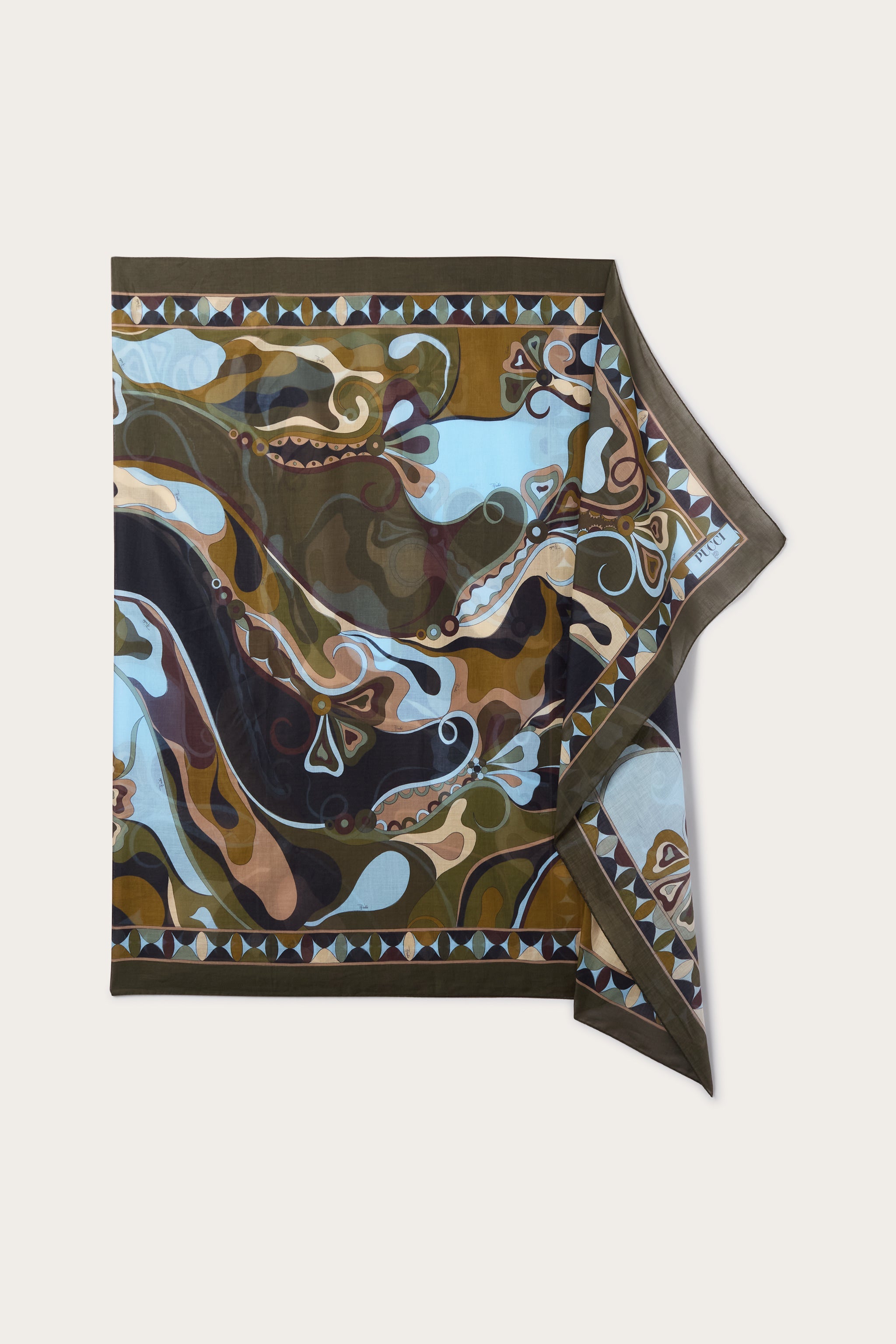 Orchidee Print Sarong – PUCCI
